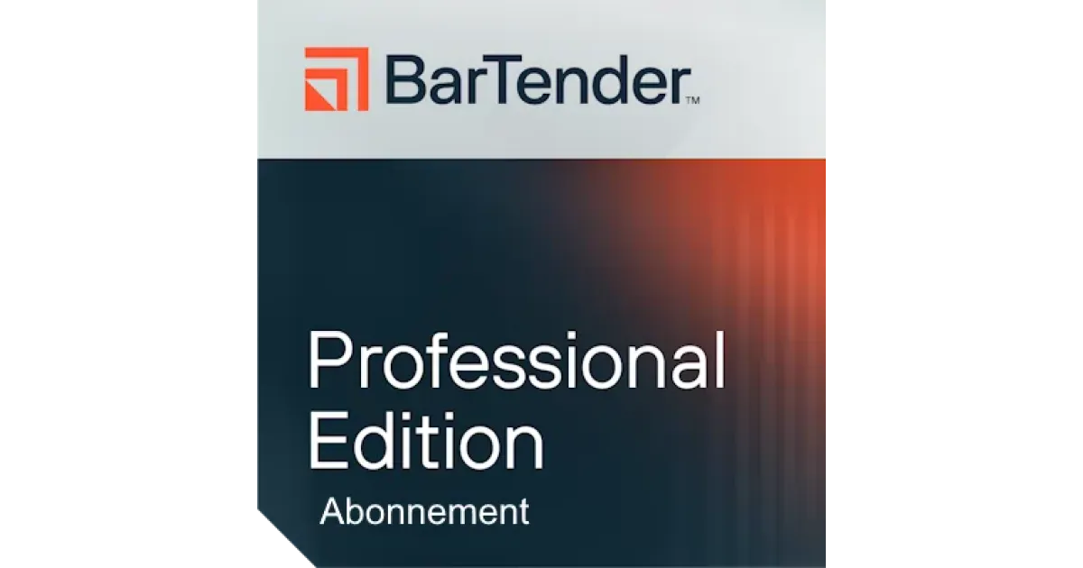 Seagull BarTender Professional mit 5 Drucker Lizenzen BTP-5-SUB-1YR