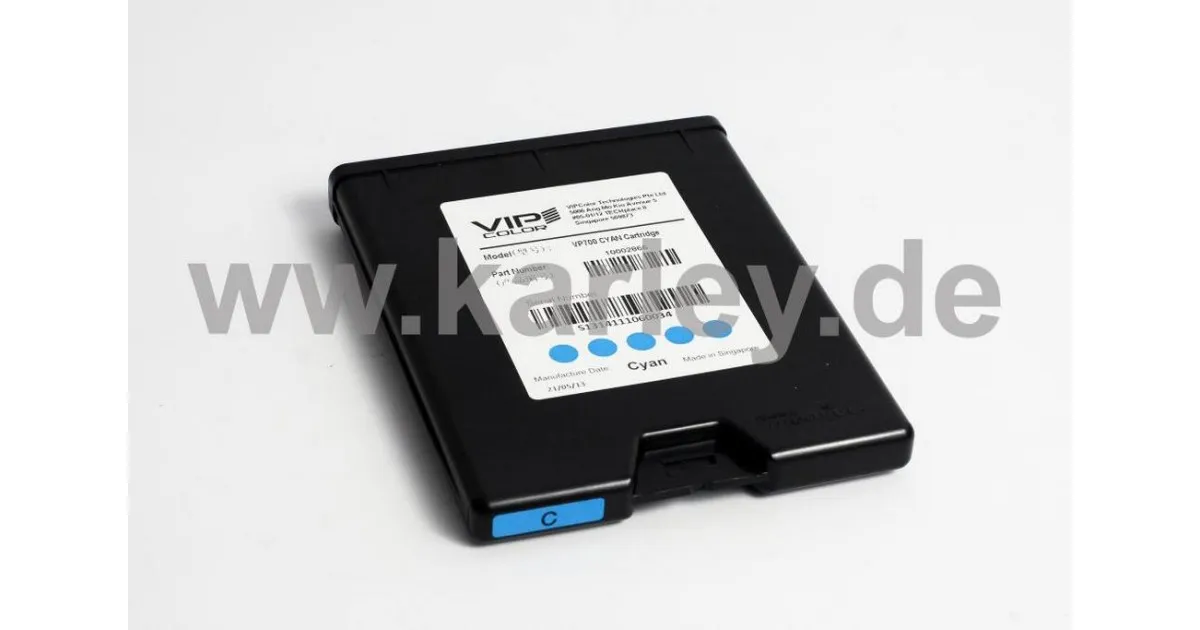 VIPColor VP500 / VP600 - Tintenpatrone Cyan Cartridge 200ml